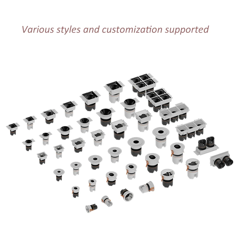 Rs02030 Modern Ip54 Waterproof Adjustable Led Spotlight & Downlight For ...