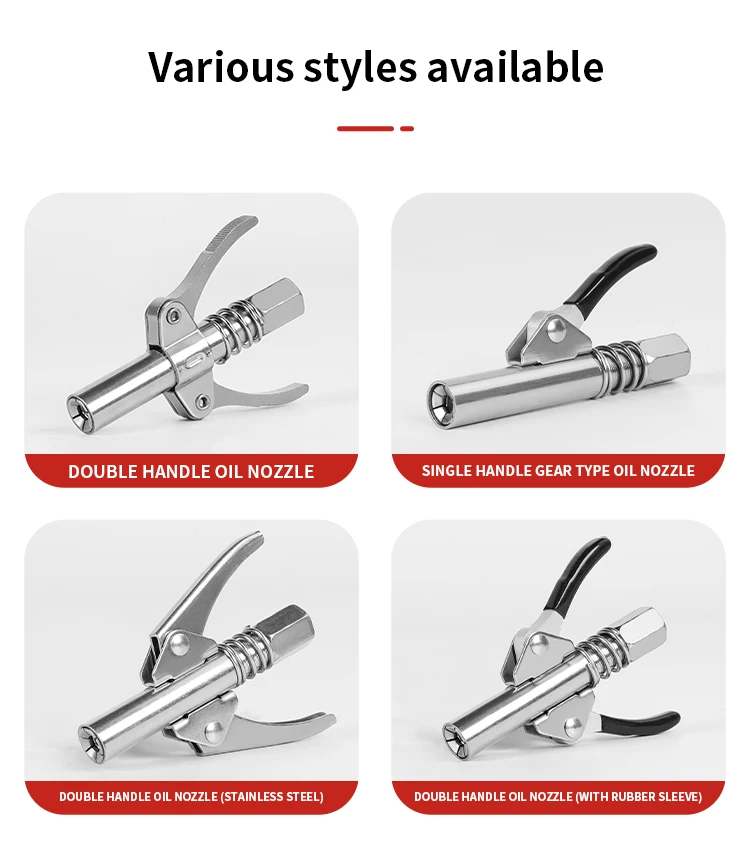 10000 PSI Grease Gun Coupler Nozzle by Cavitt - Durable & Efficient