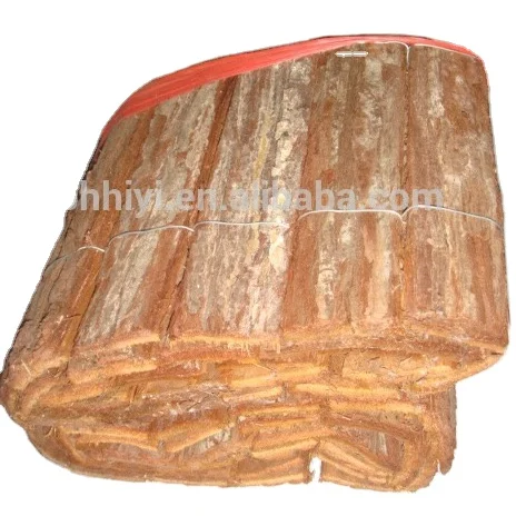 Handmade Natural Bark Fencing Screening Movable Decorative Garden Fence ...