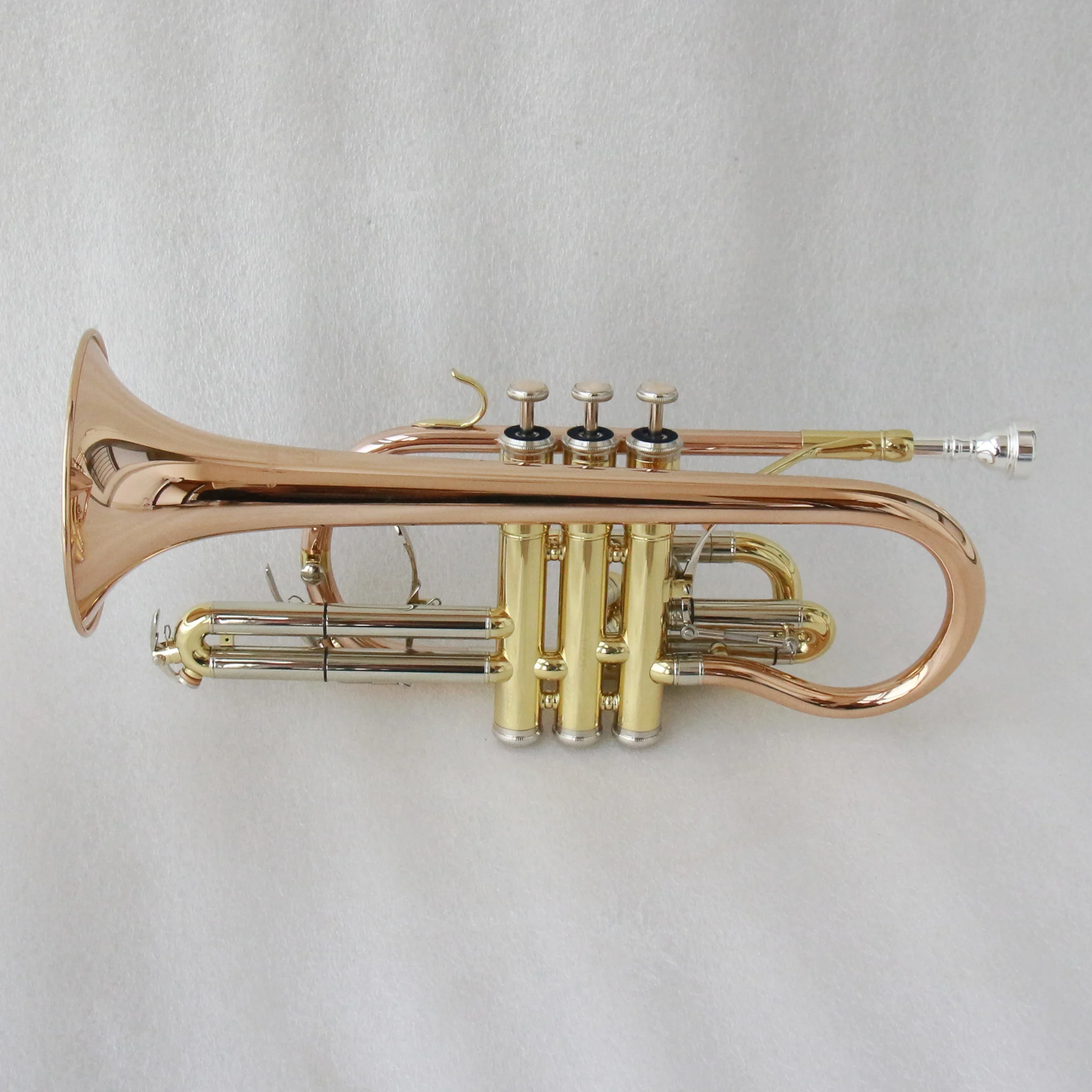 Trompeta China - Professional Bb Cornet with Gold Lacquer