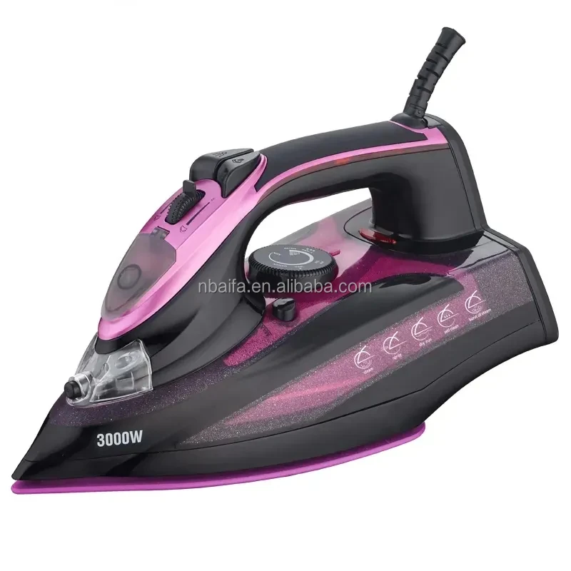 Aifa Cordless Steam Iron Ceramic Soleplate Vertical & Horizontal Fabric ...