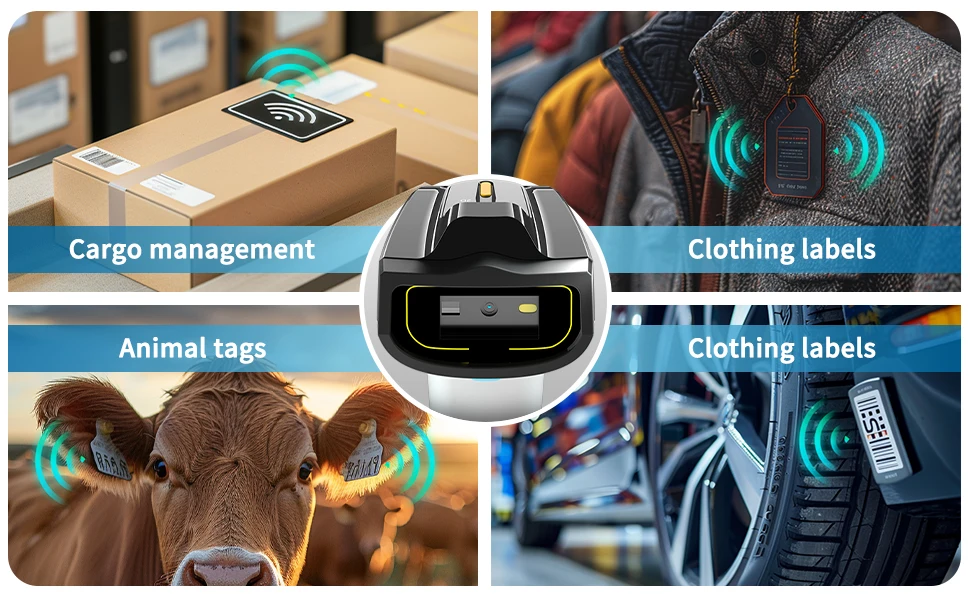 NETUM DS8500 - Versatile RFID and Barcode Scanner for Warehouses