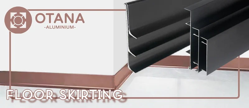 Aluminum Skirting Baseboard Profiles - Anodized Colors