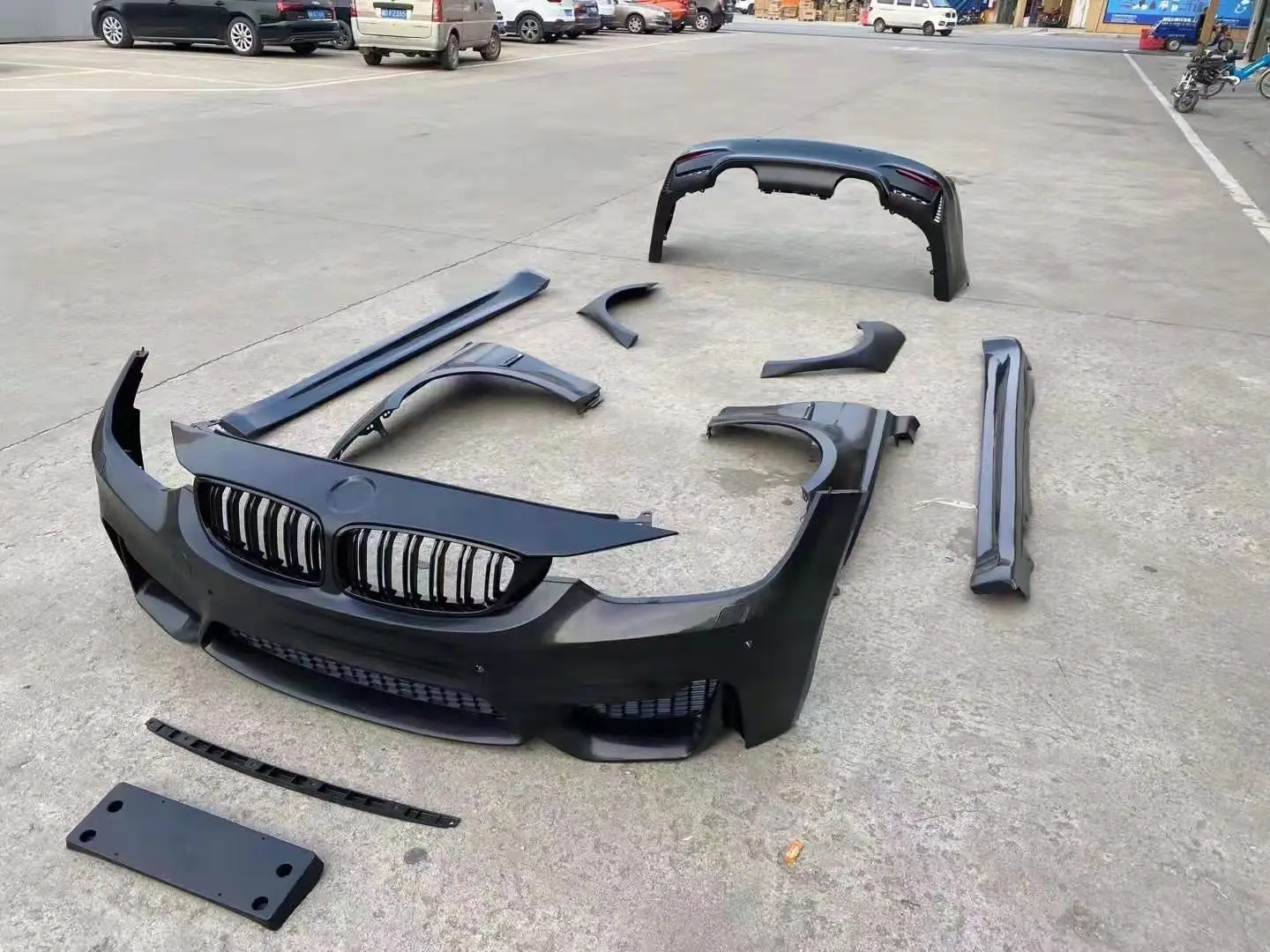 For F30 Pp Plastic F82 M4 Front Bumper Side Skirts Rear Bumper ...