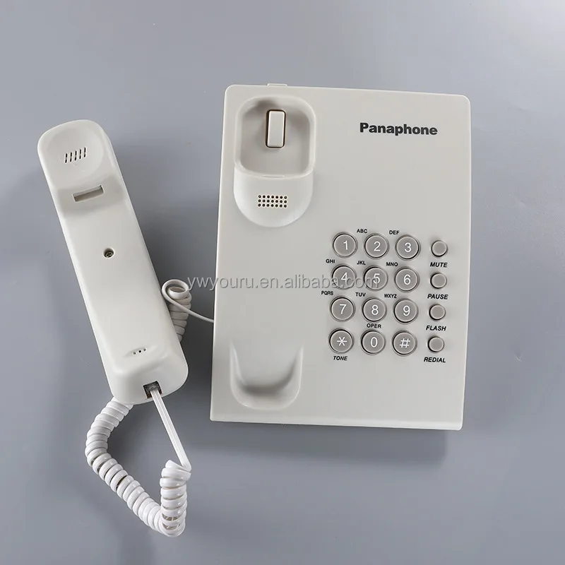 Basic Analog Phone System Desk Land Line Telephone For Hotel Room ...