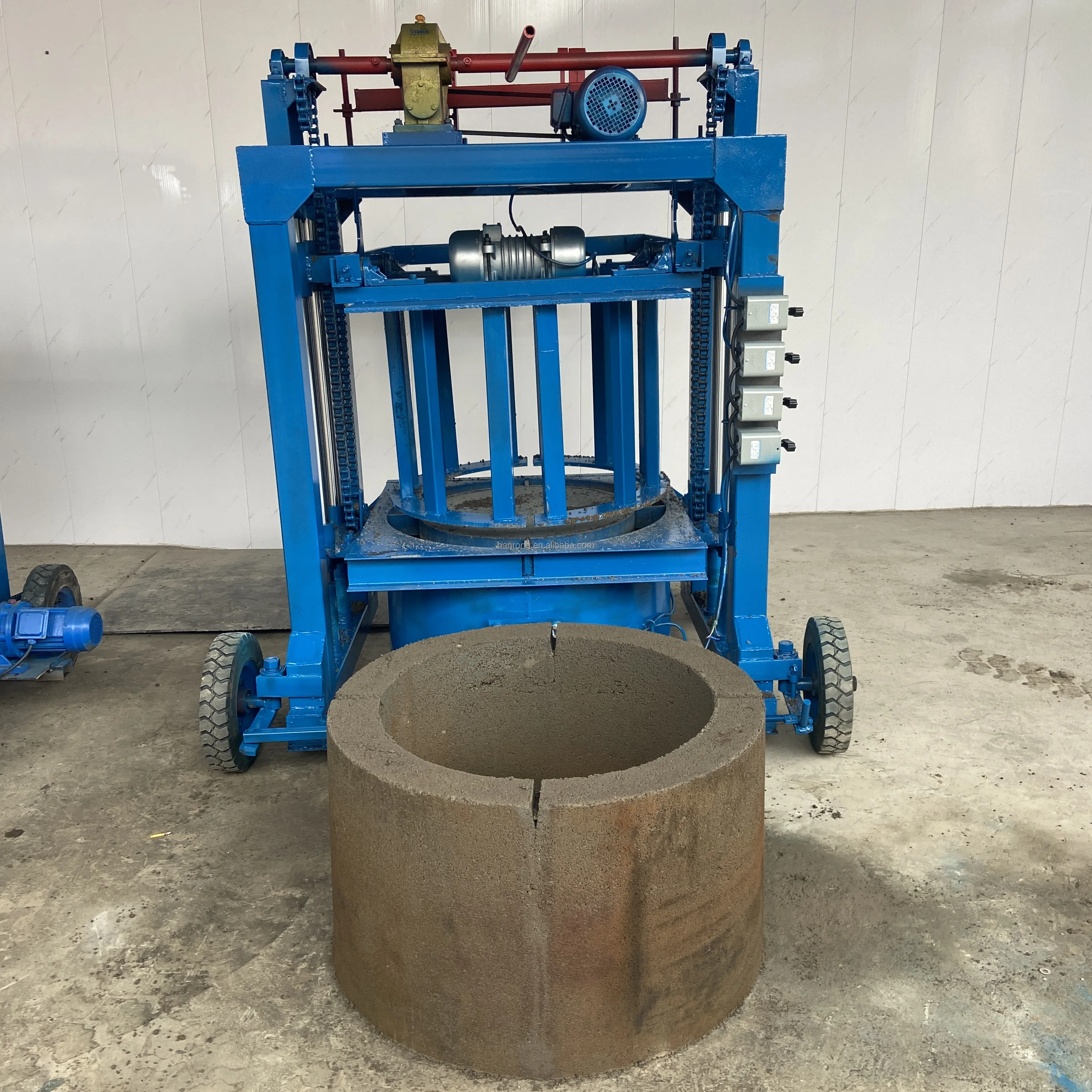 Manhole Culvert Drainage Concrete Pipe Making Machinery Cement Block ...