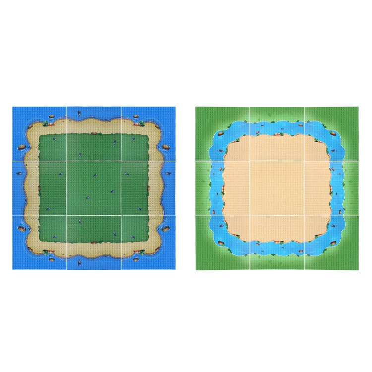 32*32 Photo Frame Miniature Wall + 32X32 Building Block Baseplate Home ...