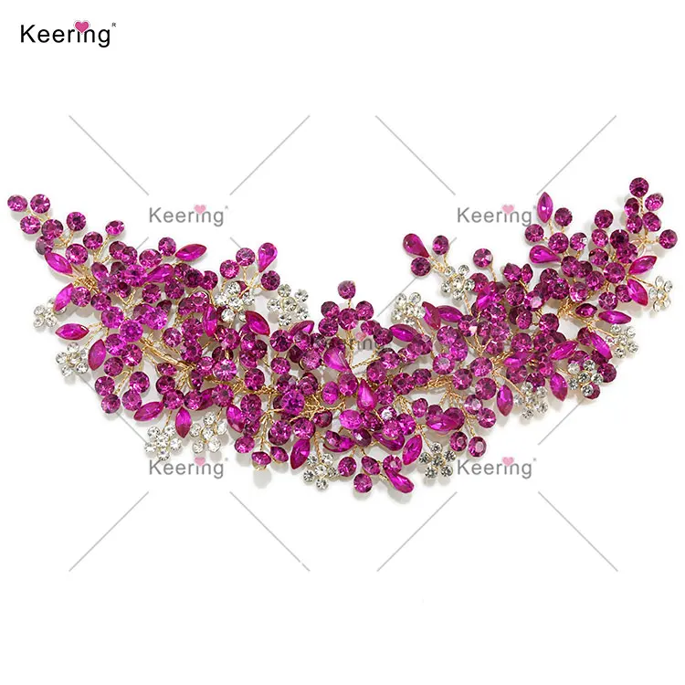 WHD-102 Keering Fancy Shiny Rhinestone Patches Crystal Applique for ...