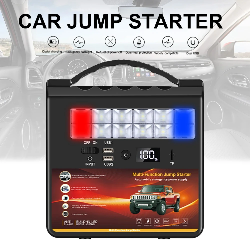 Heavy Duty 59800mAh Car Battery Power Booster 1200A 12V Car Jump ...