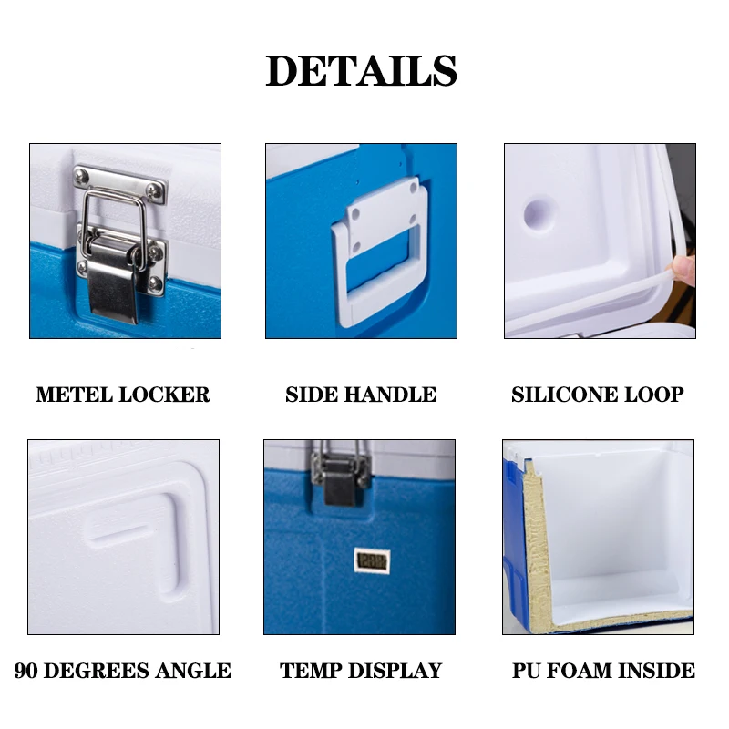 Kbcool Portable Ice Chest Cooler Box - Insulated 5L 15L 55L for Camping ...
