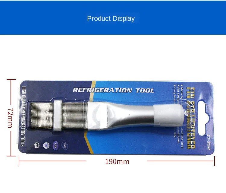 Air Conditioning Fin Cleaning Comb - Stainless Steel Tool