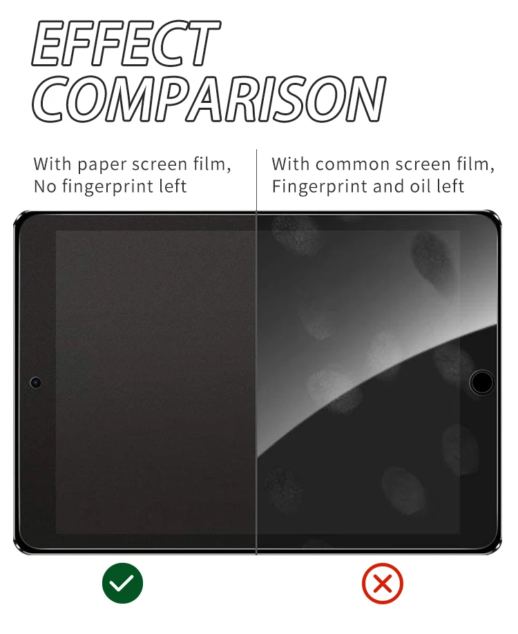 VDOO Nano Paper Feel Handwriting Anti Glare Tablet Film