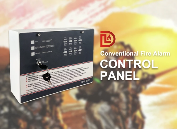 Hot Sale Conventional Fire Alarm Control Panel Fire Alarm System 2 Zone ...