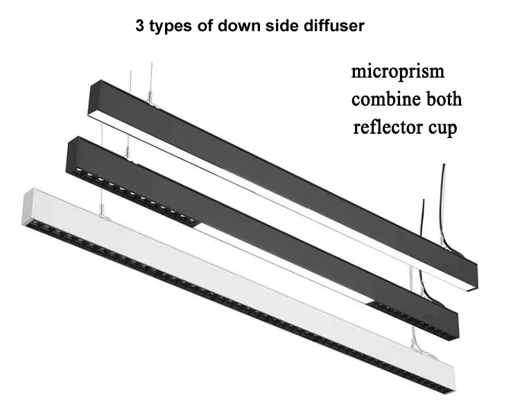 Aluminum Profile Suspended Linear Led Lights 20w 40w 60w 80w Available ...