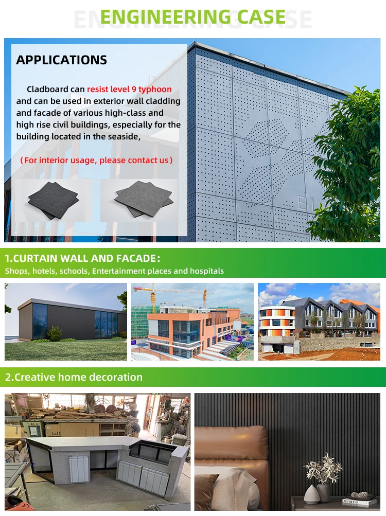 A1 Modern Exterior Wall Cladding - Fire Rated & Waterproof