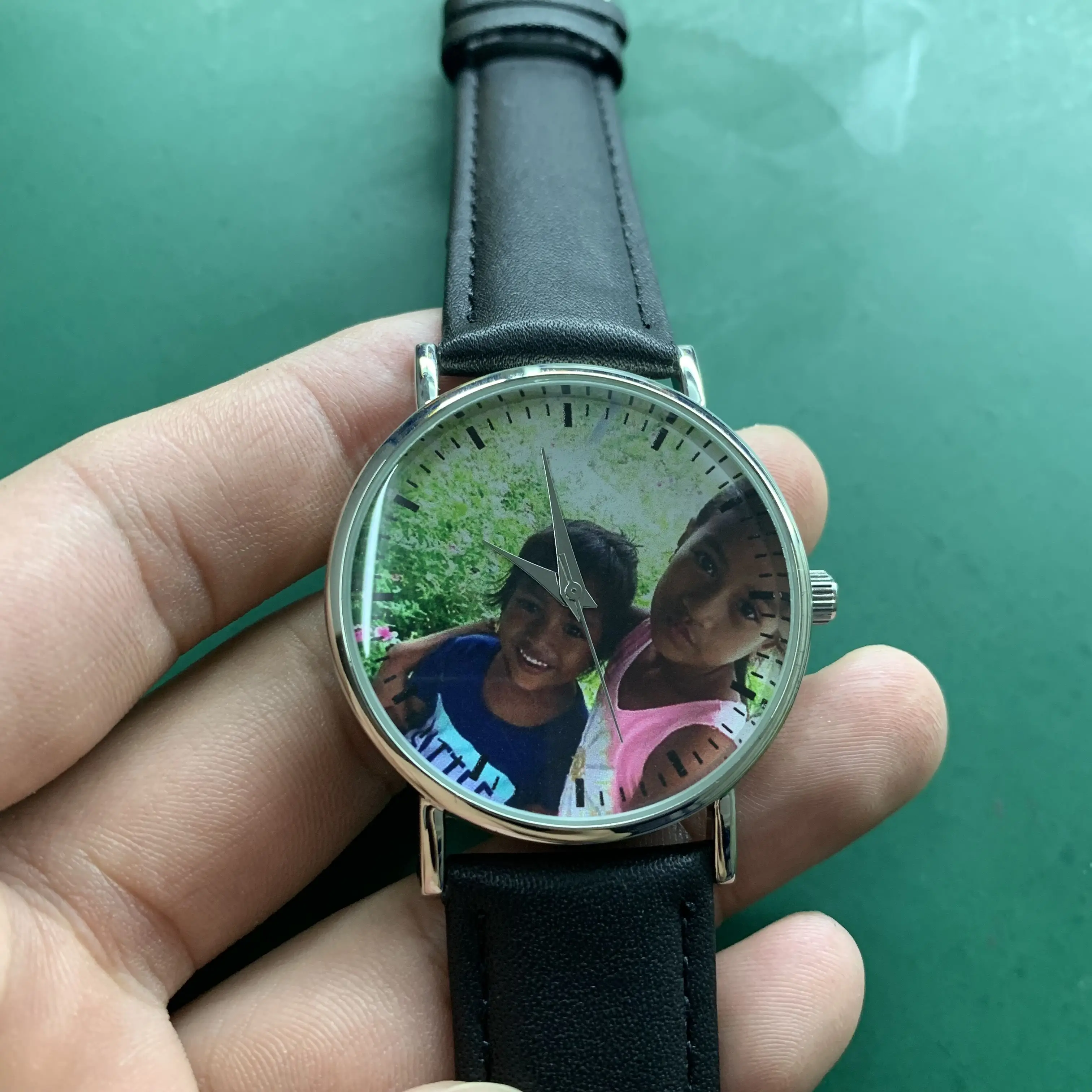 Customized Unisex Watch - Genuine Leather & Photo Printing