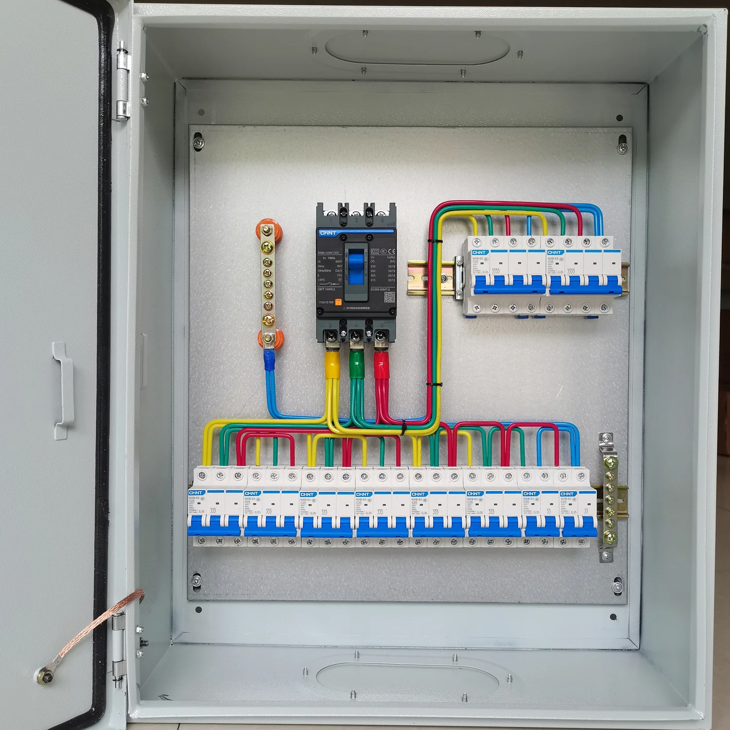 Electric Circuit Breaker Distribution Connector Box,3 Phase ...