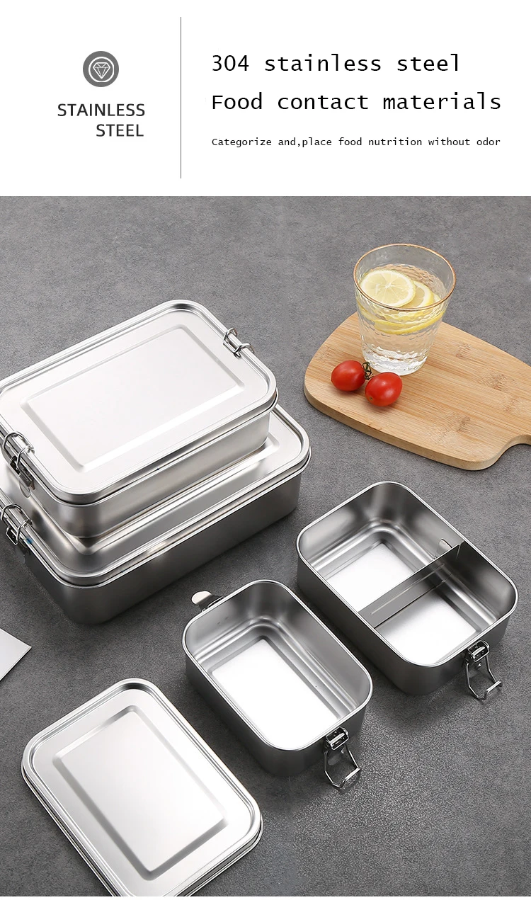 Top Sale Wholesale Sus 304 Stainless Steel 18/8 Tiffin Leakproof Lunch ...