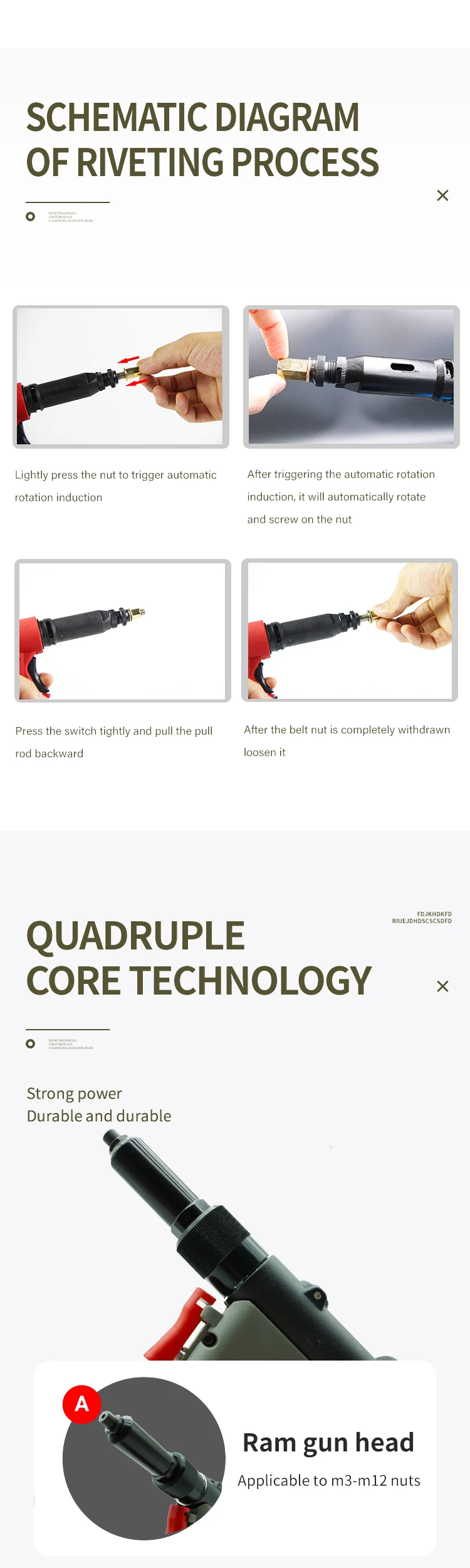 SWT-2500 Self Piercing Rivet Gun - Efficient Riveting Tools