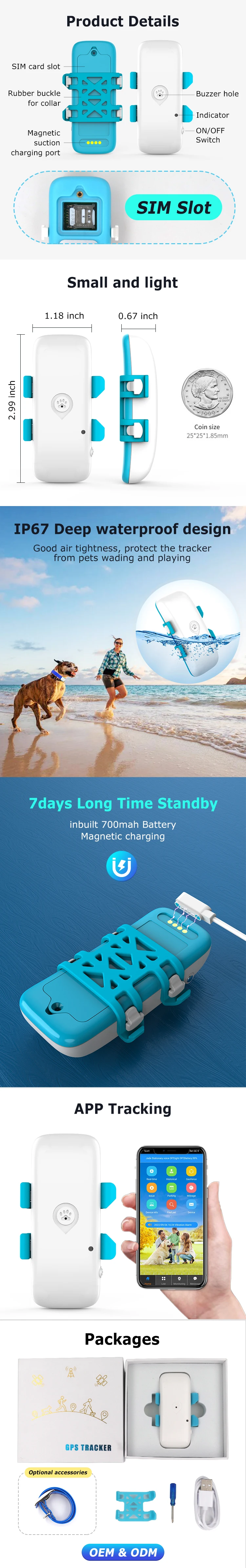 Smallest Locator Long Distances Low Chip Price Pets Mini Gps Tracker ...
