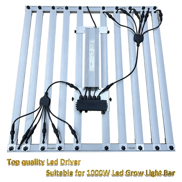 1000W Dimmable LED Driver for Grow Lights | IP67 Rated | 5-Year ...