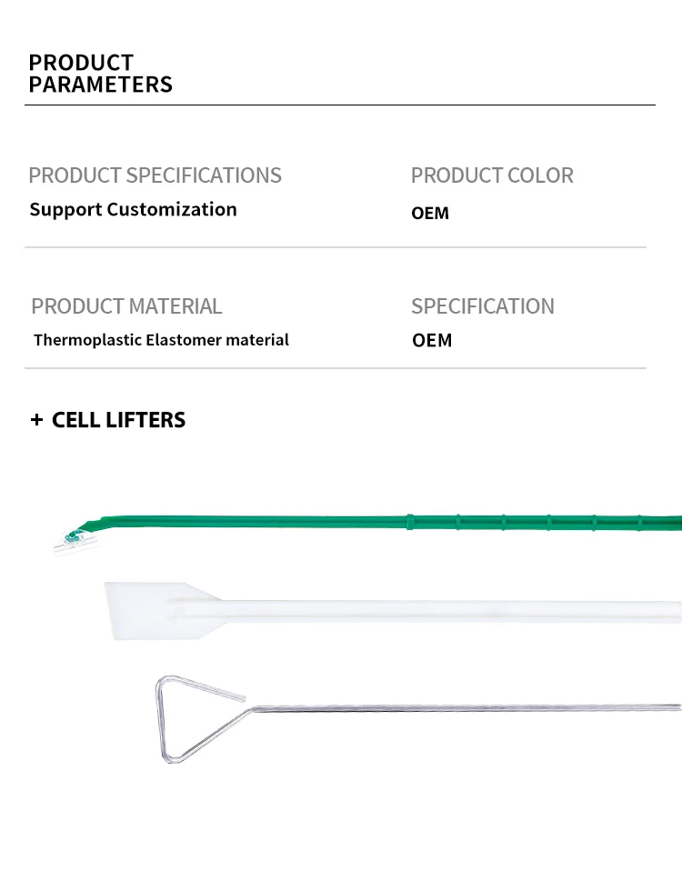 Individually Wrapped Polyethylene Sterile High Density Cell Lifter With ...