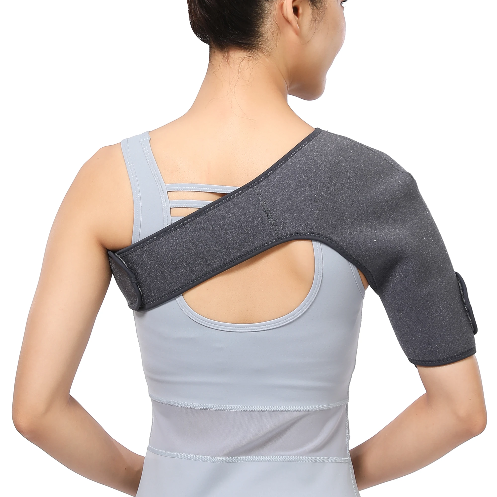 Adjustable Elastic Shoulder Brace with Rotator Cuff Support Class I ...