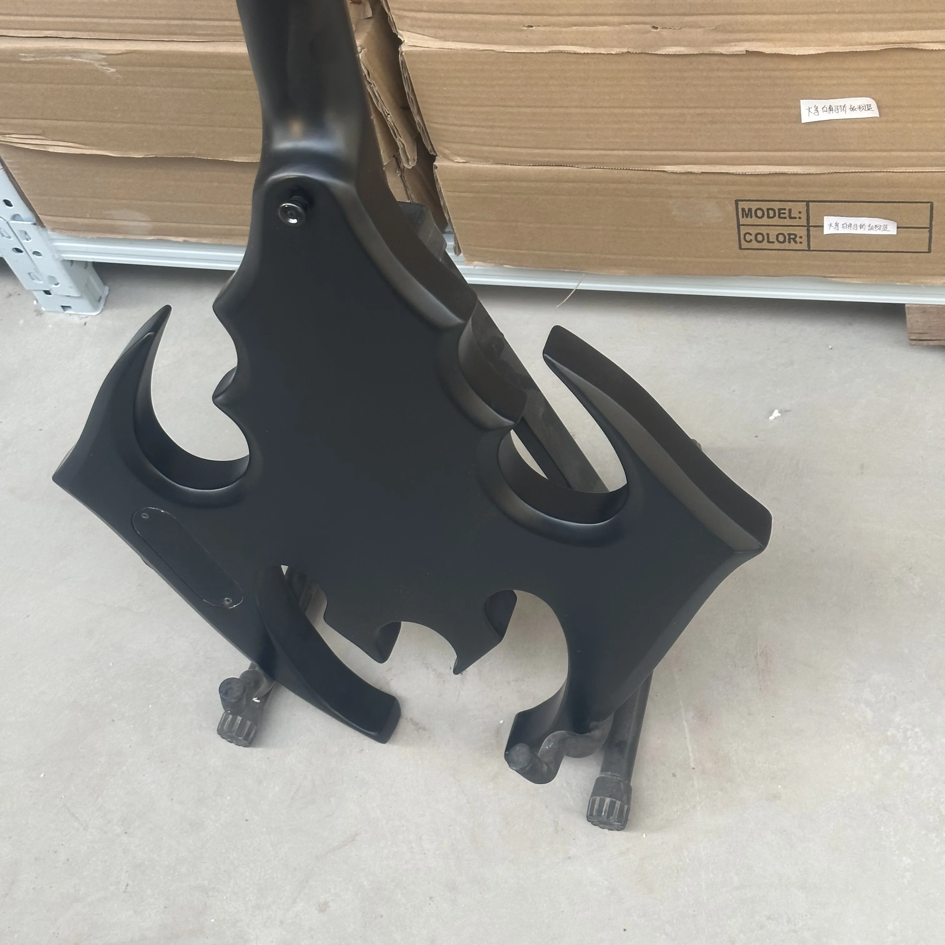 4 String Electric Bass Guitar - All Black Matte Finish, OEM