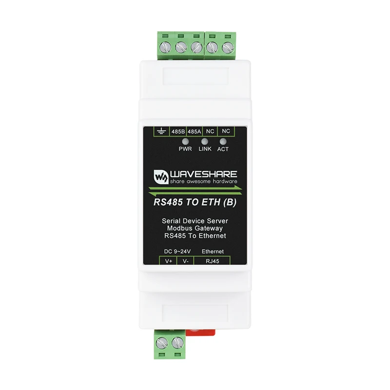 RS485 to RJ45 Ethernet Module Industrial Serial Server TCP/IP to Serial ...