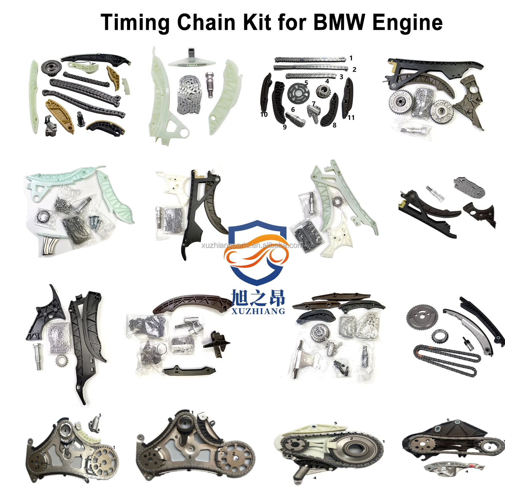 High Quality N62 Engine Timing Chain Kit 10 Pcs 11317504468 11217528438 ...