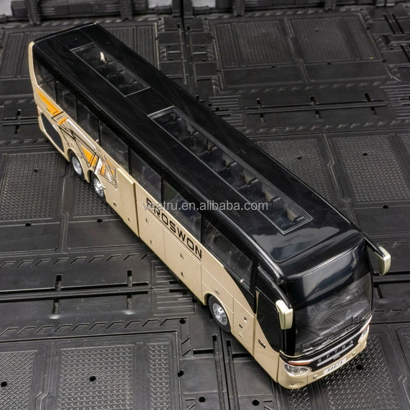 Diecast 1:32 Bus Metal Simulation Car Alloy Vehicle Toy