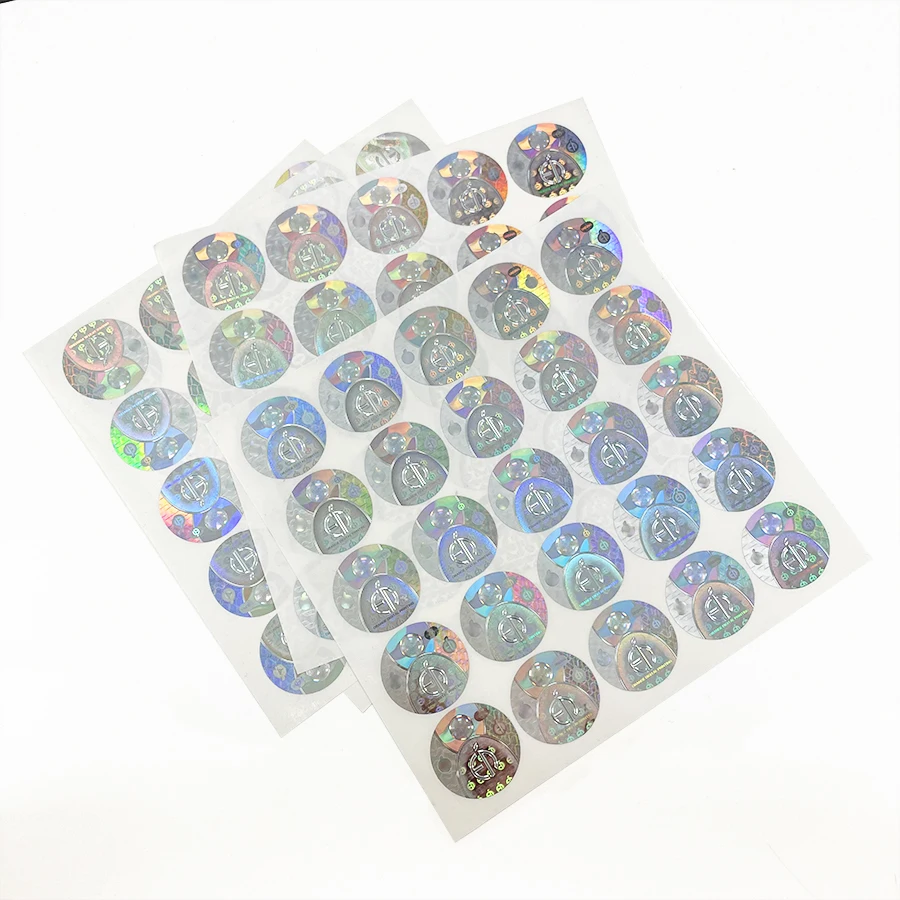 Custom 2D/3D Hologram Stickers Silver/Gold Hologram Labels Holographic ...