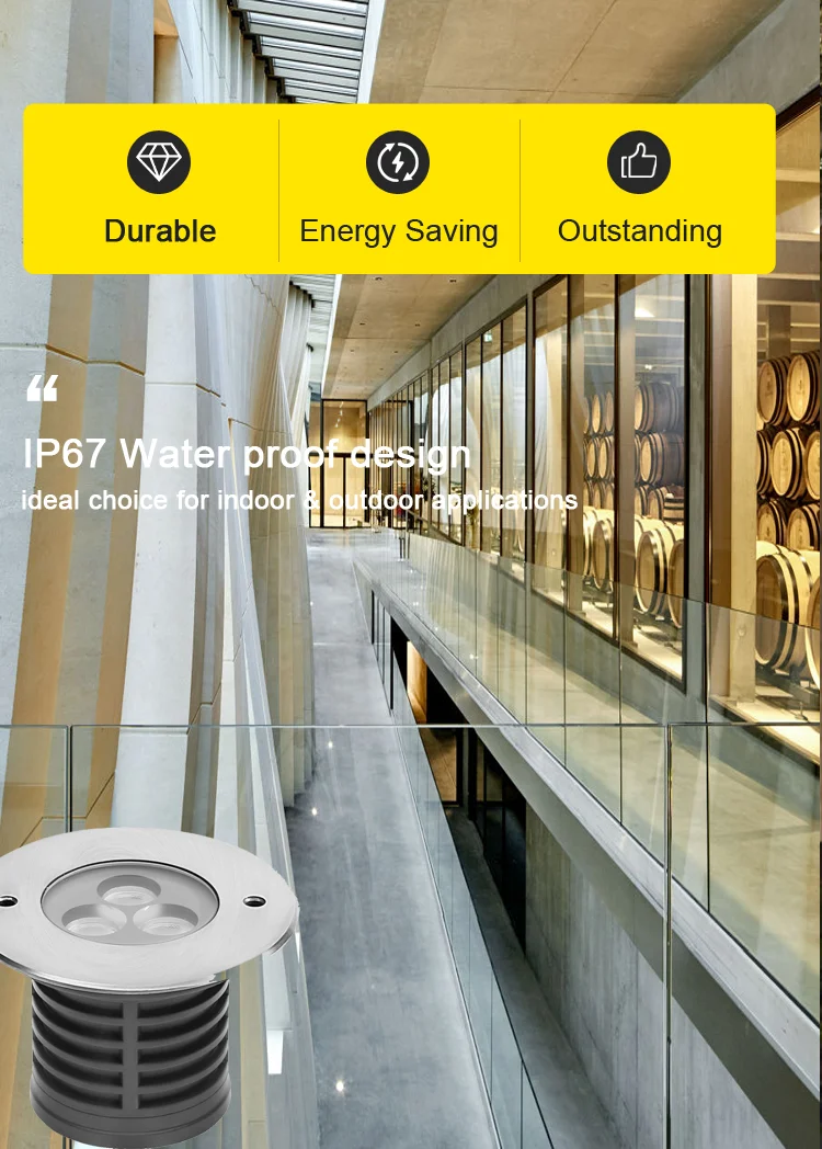 Honeycomb Outdoor Spot Garden Floor Inground LED Underground Light ...