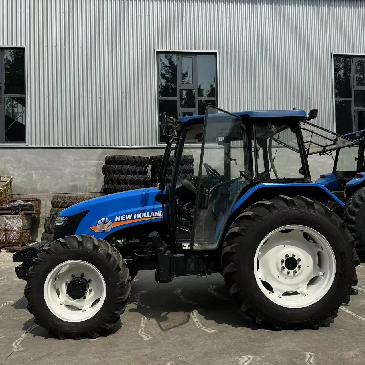 80hp Chinese 4x4 Mini Tractor Holland with Cabin Agricultura Tractores ...