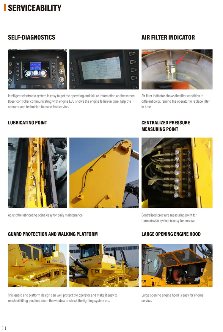 Shantui Dh17 Bulldozer Full Hydraulic 170hp 20 Ton Bulldozer Earth ...