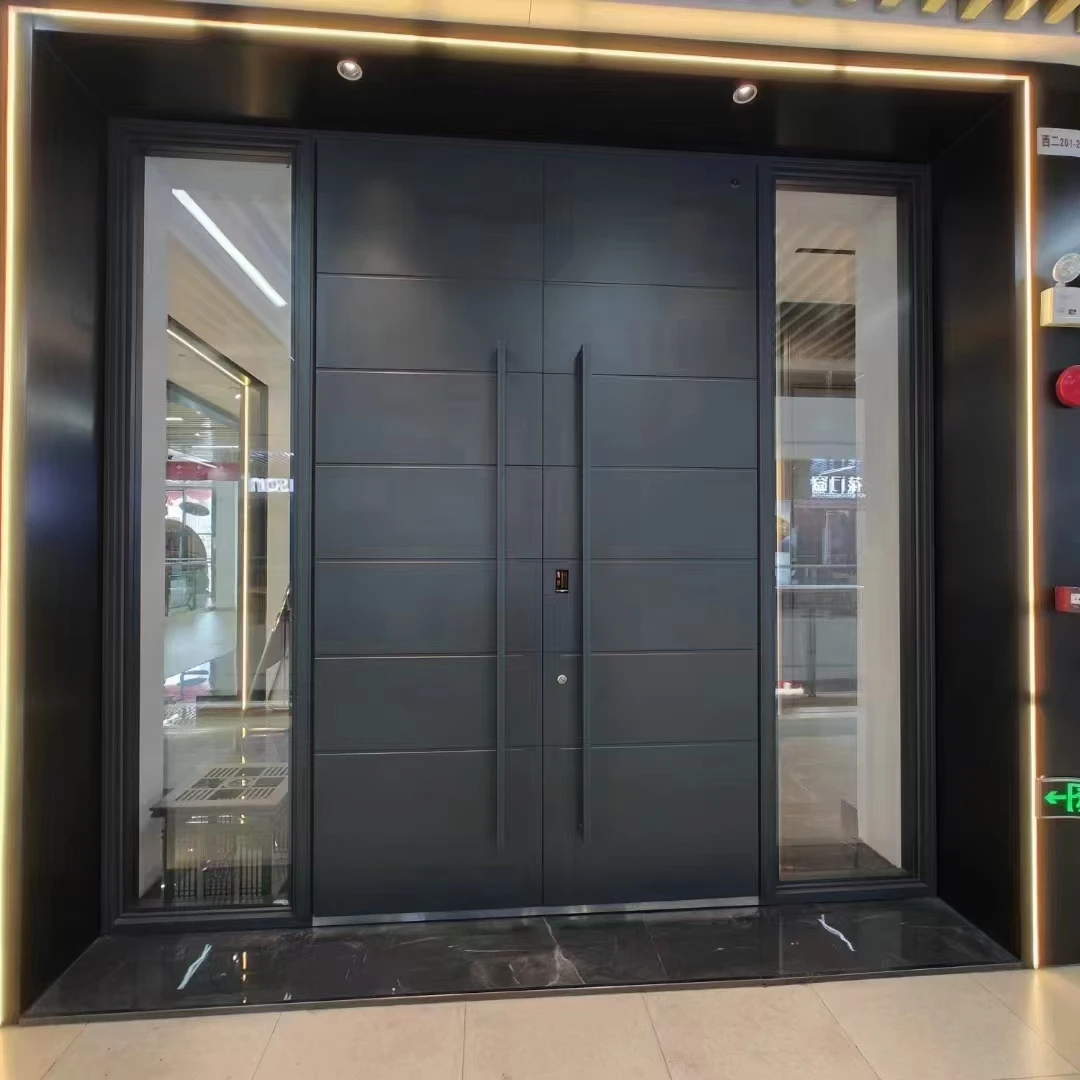 Modern Exterior Main Gate Door Designs Front Iron Entry Doors Entrance ...