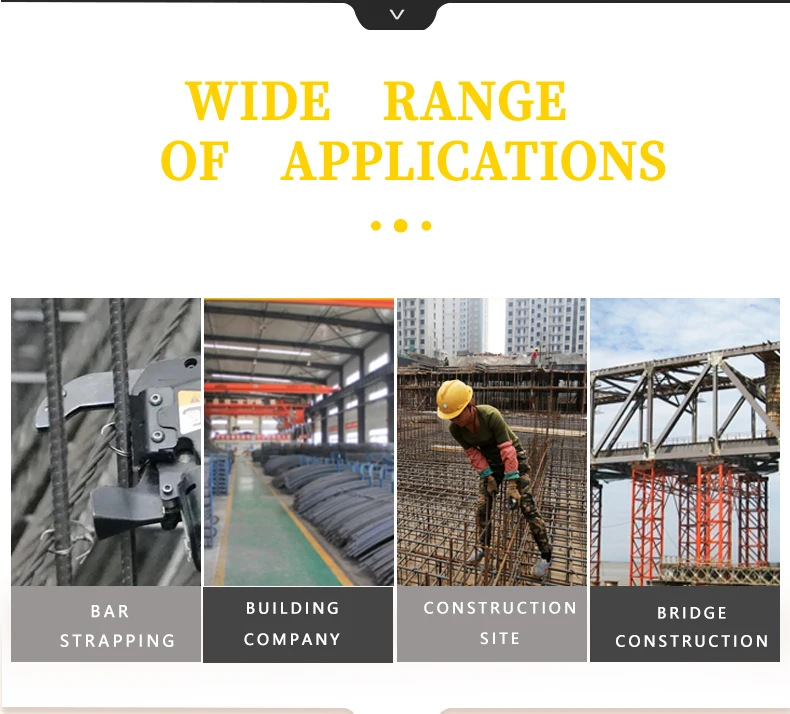 High Quality Cordless Handheld Construction Rebar Tying Machine