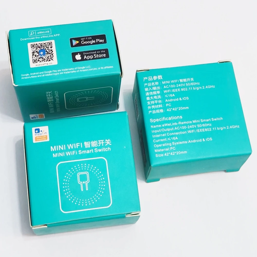 16a Mini Smart Wifi Diy Switch Supports 2 Way Automation Module Works ...