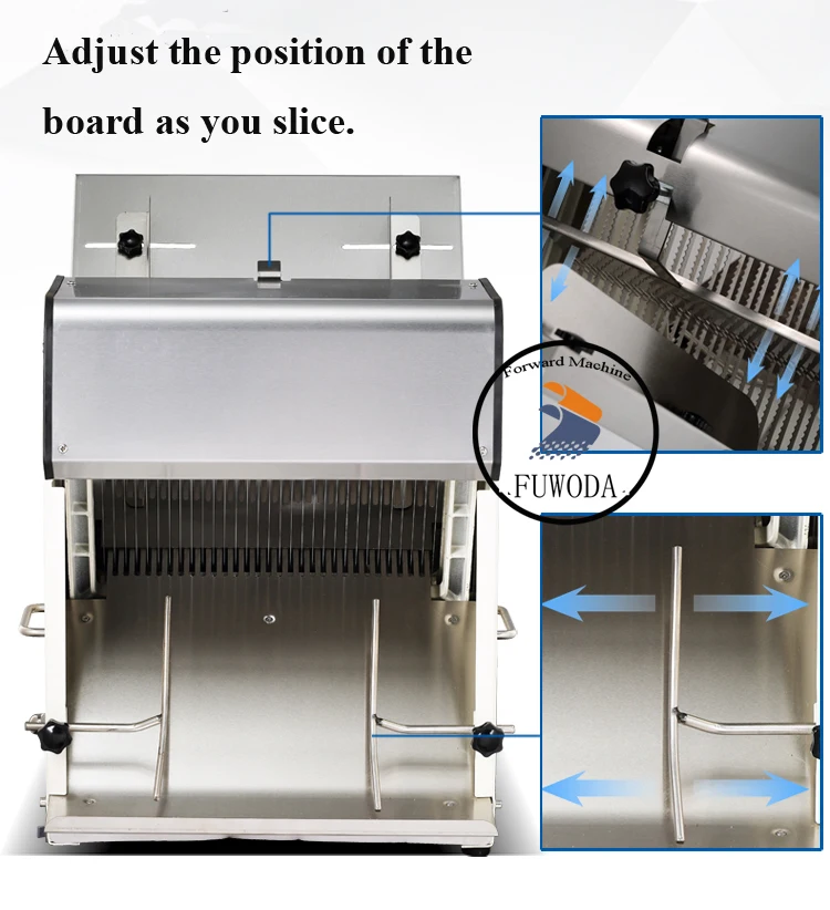 High Productivity Bread Slicing Machine - 12mm Thickness
