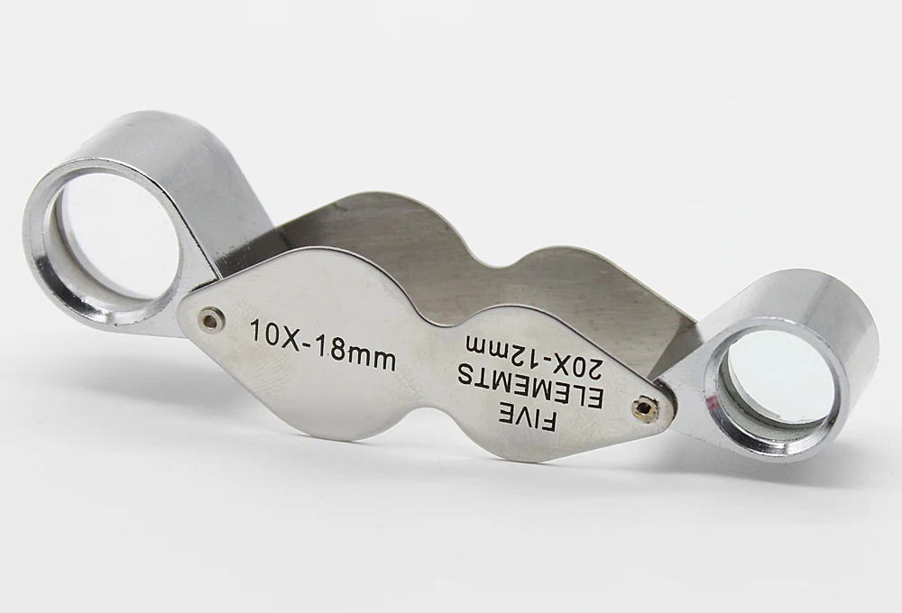 Miniature Magnifying Glass - 10x 20x Magnifiers for Jewelry