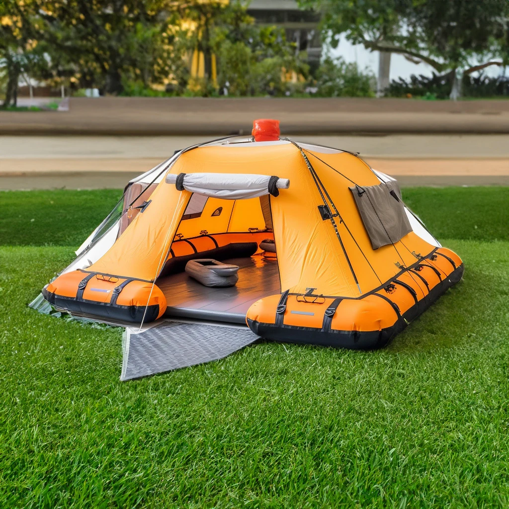 Large Inflatable Tent Rafts Floating Floating Tents Camping Outdoor ...