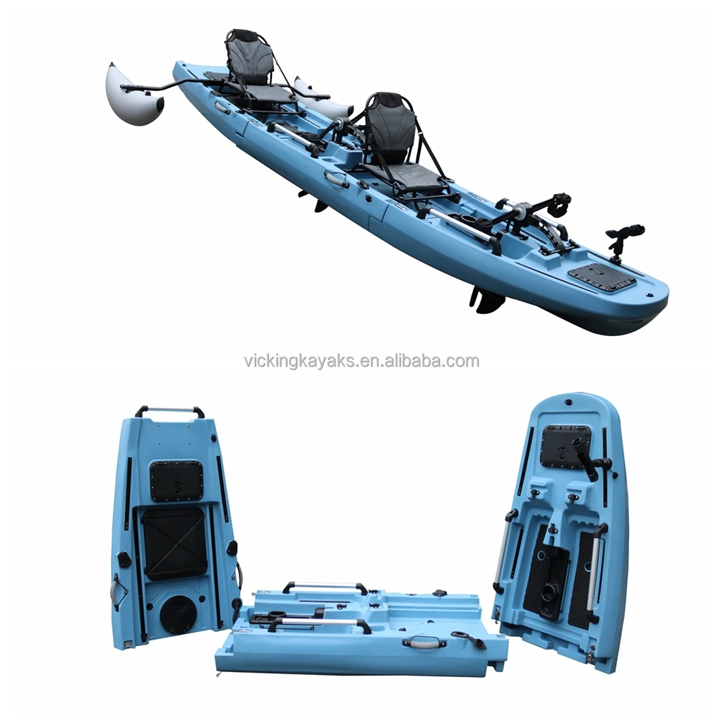 Vicking 4.36M Modular Fishing Kayak - Double Pedals & Seats