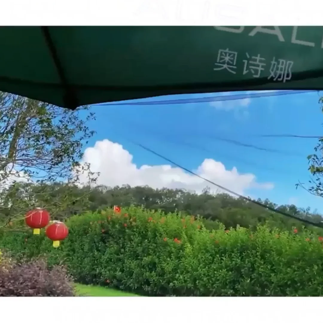 Adjustable Large Garden Umbrella Hanging Tent Polyester Mesh Mosquito ...