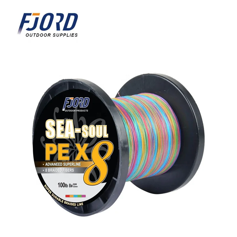 Fjord In Stock Or Customizable 500m Multicolored 8 Strand 100% Pe ...