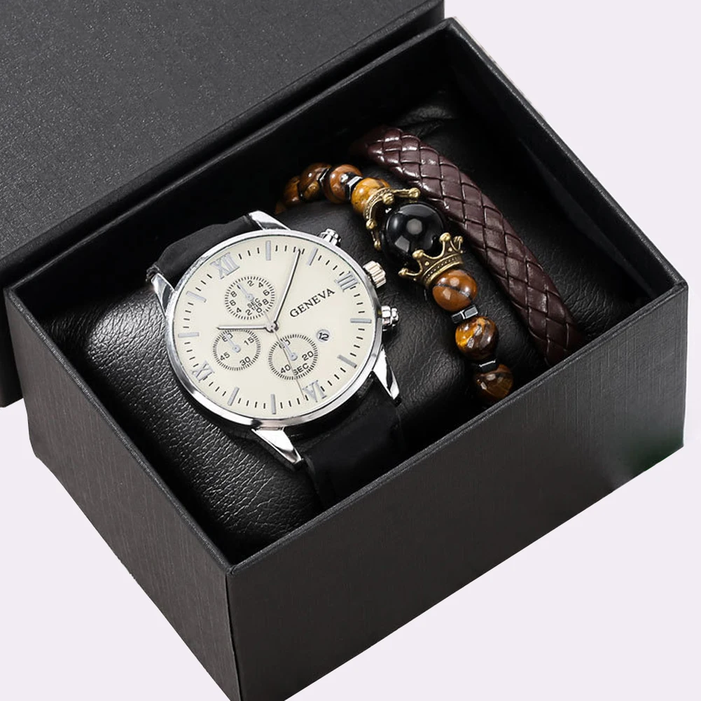 Shop Our Fashion Watch Gift Set for Men - Geneva Bracelets