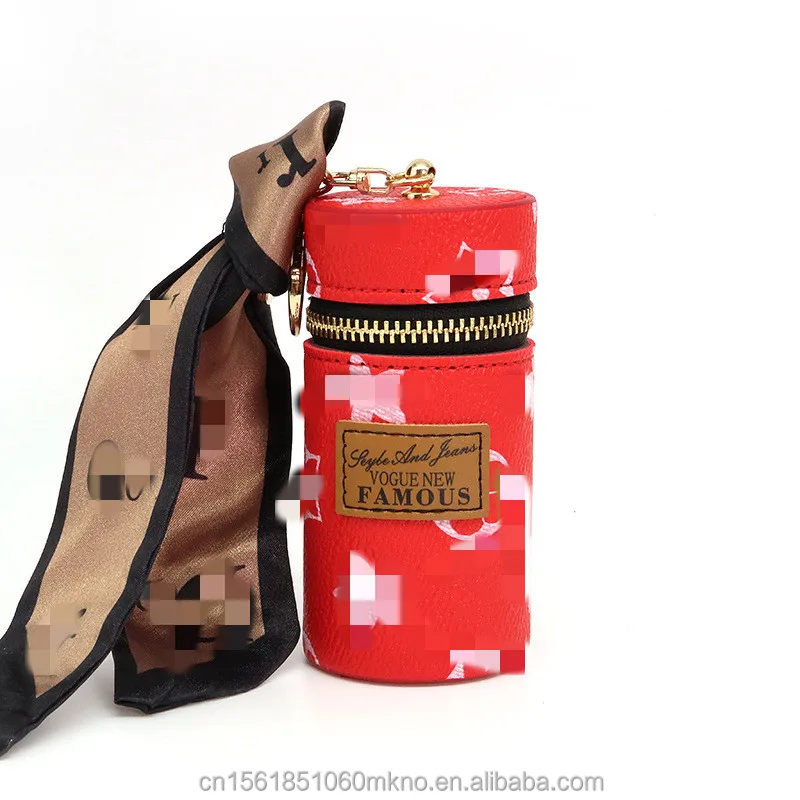 Luxury Leather Key Holder - Fashionable Coin Purse Charm