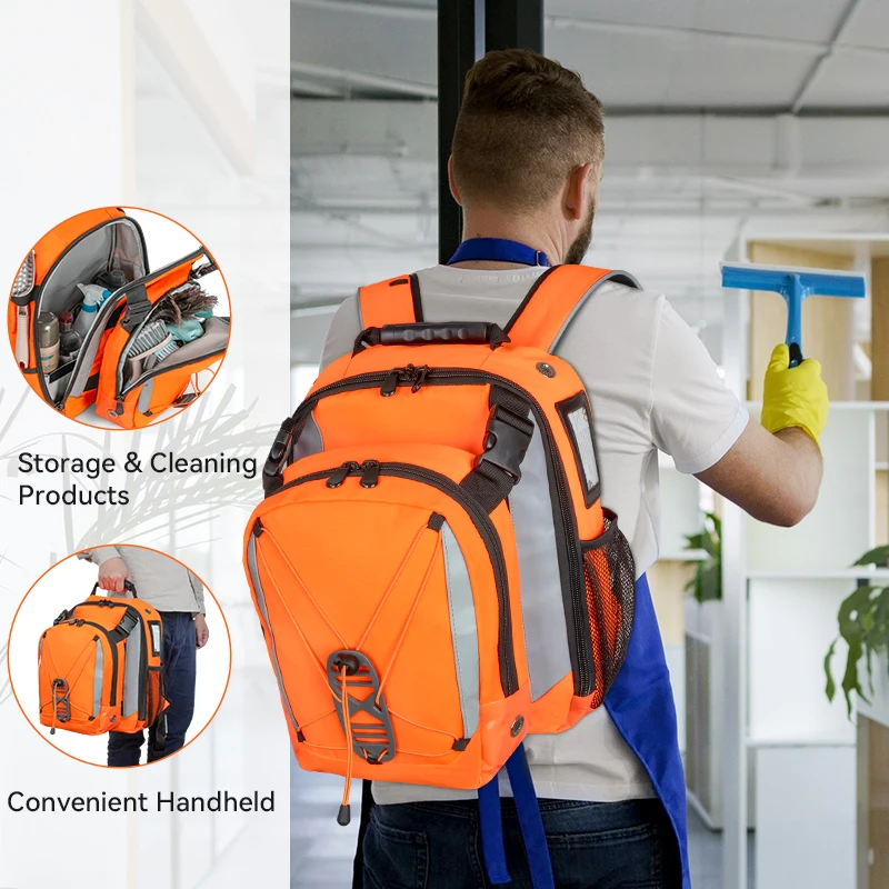 Custom Cleaning Supplies Kit Bag - Organize & Carry Tools