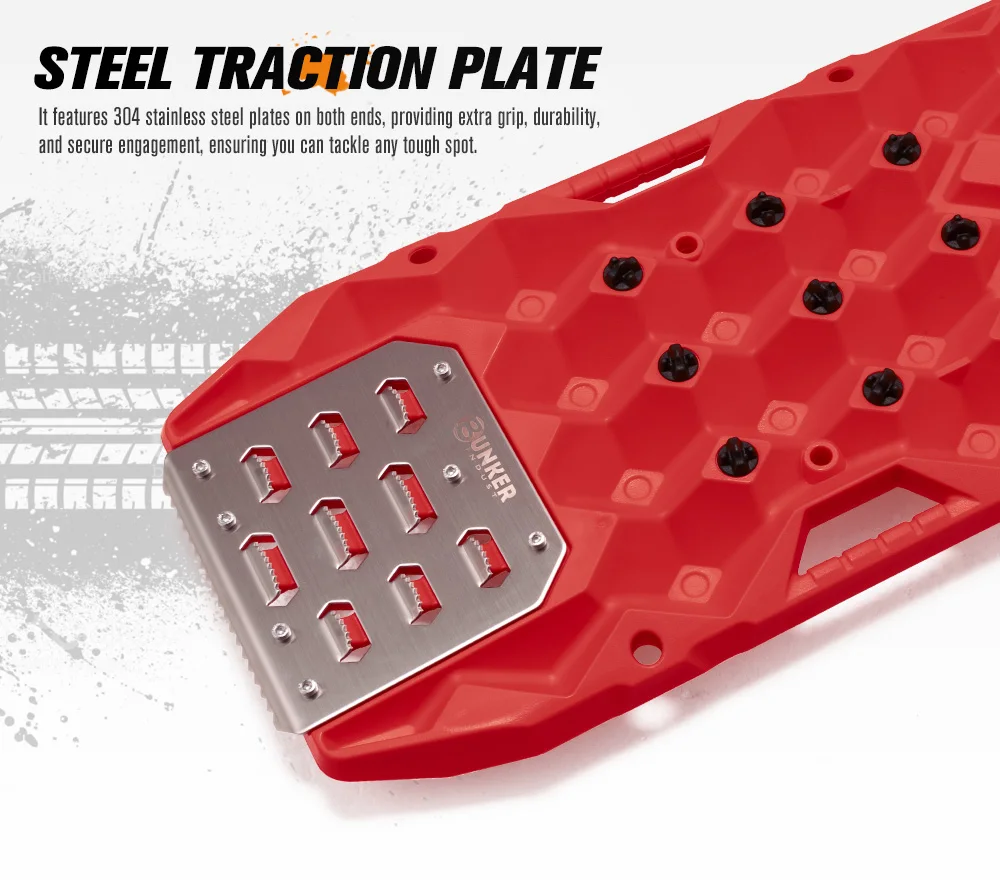 BUNKER INDUST 25T 4X4 Recovery Tracks - Durable Offroad Boards for Sand ...