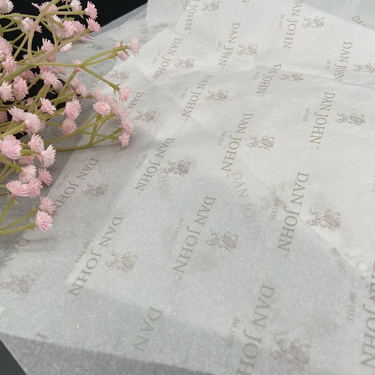 China Factory Free Design Custom Logo Printed 17g Tissue Gift Wrap ...