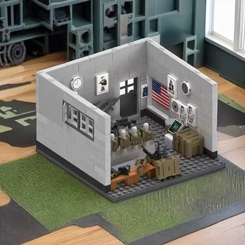 Military Base Army Base Building Blocks Sets WW2 Battle Brick Armory ...